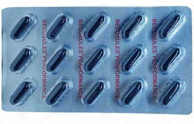 Becosules Performance Capsule benefits, side effects, price, dose, how ...